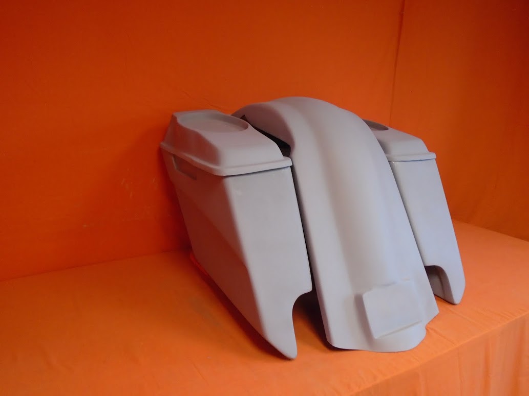 Harley Davidson 5" Stretched Extended Saddlebags With Cut Outs Fender ...