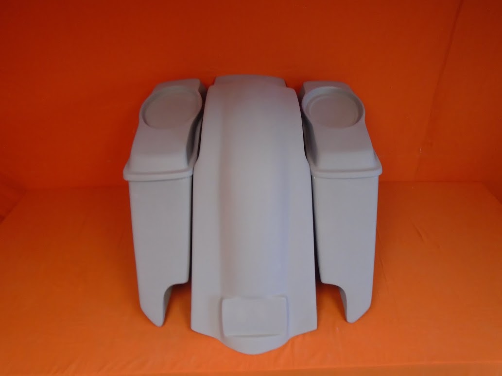 Harley Davidson 5" Stretched Extended Saddlebags With Cut Outs Fender ...