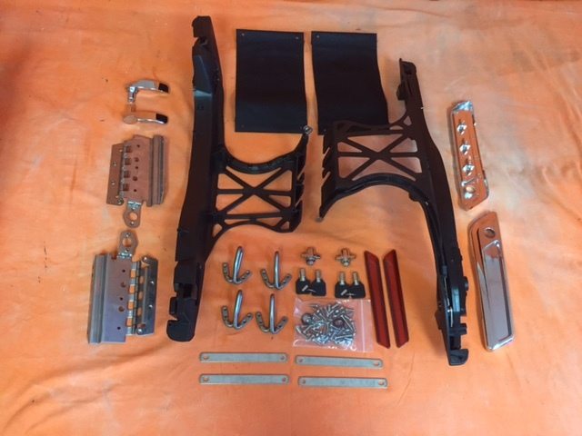 One Touch Latch Saddlebag Lids Hardware Cover Kit for 2014 - 2018 / 20 ...