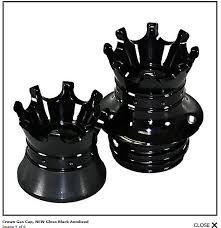 Original Custom Crown Gas Cap - Black – Motorcycle Baggers
