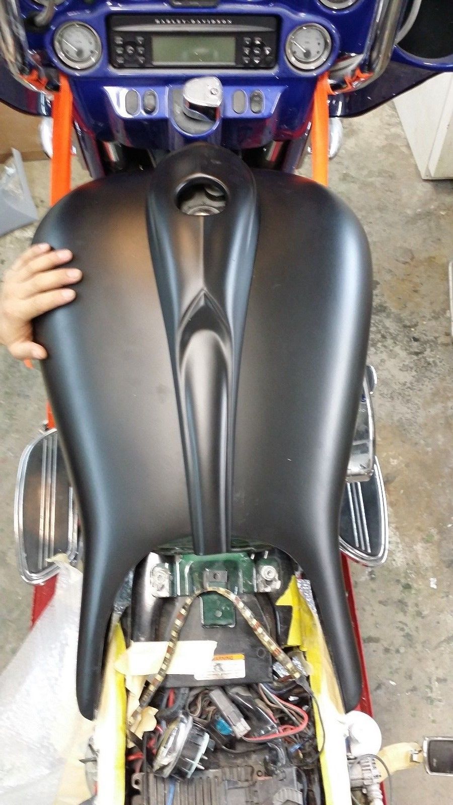 Harley Bagger Dash Panel Console Insert Kit For Harley Touring Bikes ...